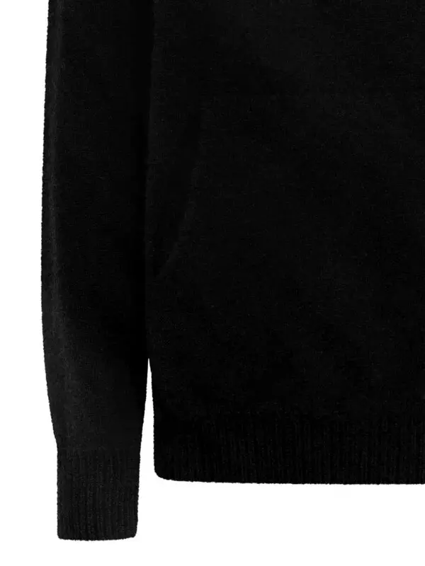 LANEUS Knitted Drawstring Hoodie