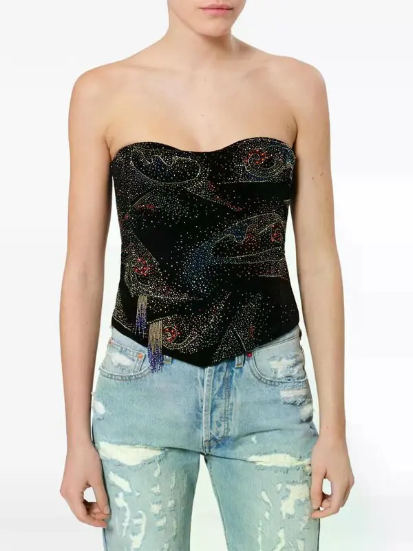 Isabel Marant Étoile Jiska Bead-embellished Corset Top