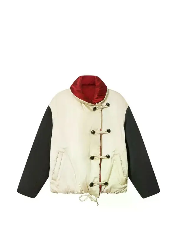 Isabel Marant Étoile Bleza Silk Satin Puffer Jacket