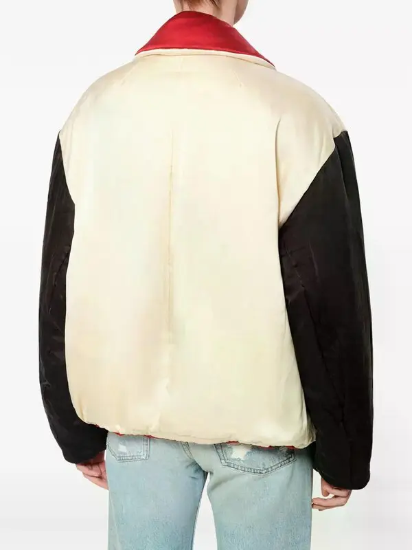 Isabel Marant Étoile Bleza Silk Satin Puffer Jacket