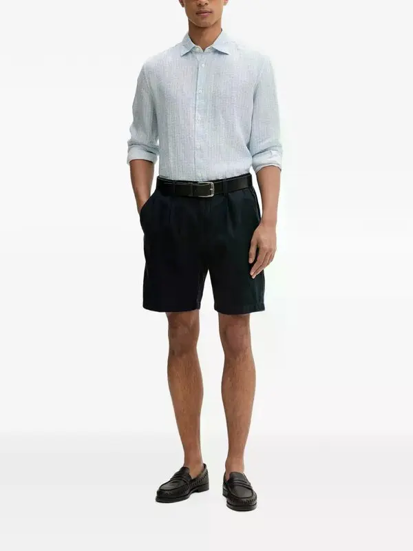 Marc O'polo Geometric-print Long-sleeve Shirt