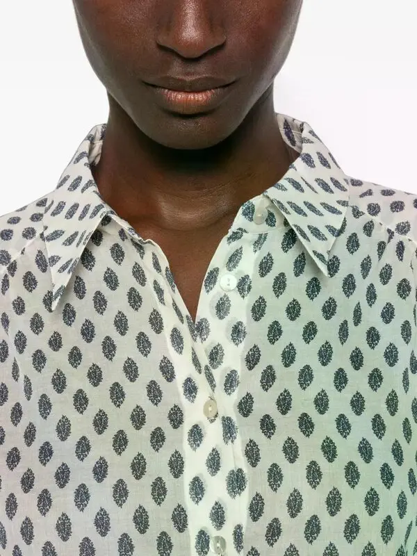 Maison123 Dylan Paisley-print Shirt