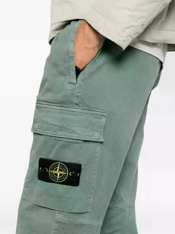 Stone Island Logo-patch Cargo Pants