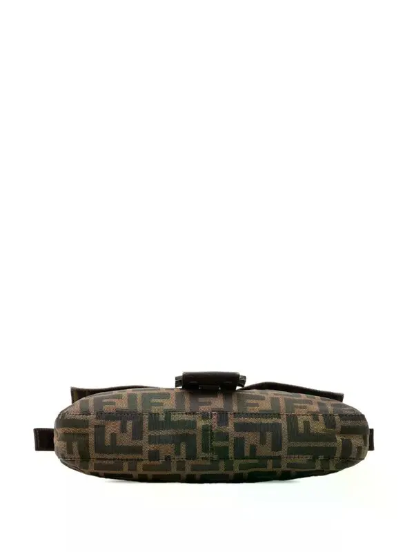 Fendi 1990-2000 Zucca Canvas Baguette Shoulder Bag