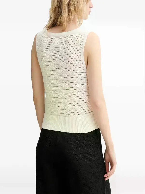 Marc O'polo Open-knit V-neck Top