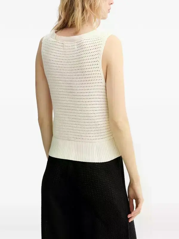 Marc O'polo Open-knit V-neck Vest