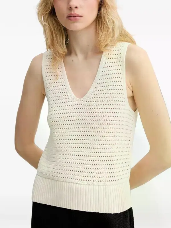 Marc O'polo Open-knit V-neck Vest