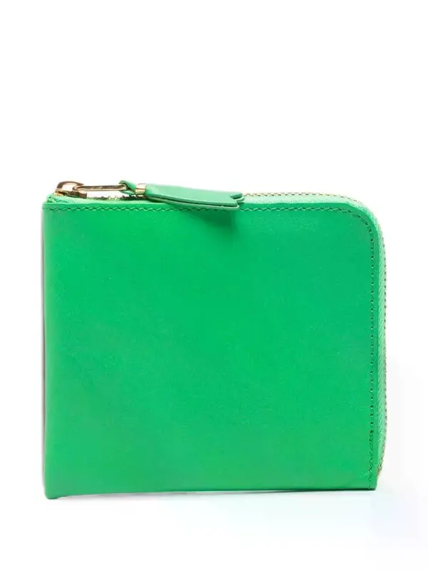Comme Des Garçons Leather Wallet - Green
