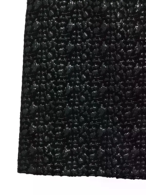 Moschino 2000s Textured-finish Skirt
