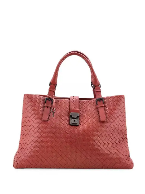 Bottega Veneta Roma Bag Intrecciato Nappa Medium Tote Bag