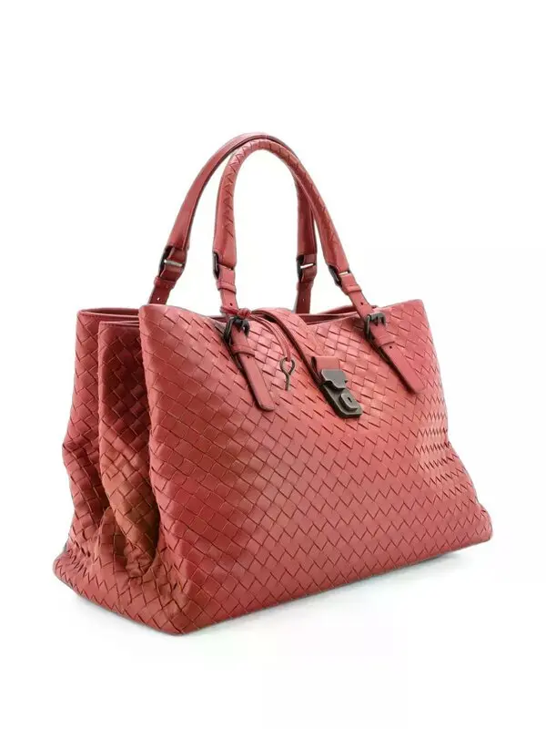 Bottega Veneta Roma Bag Intrecciato Nappa Medium Tote Bag