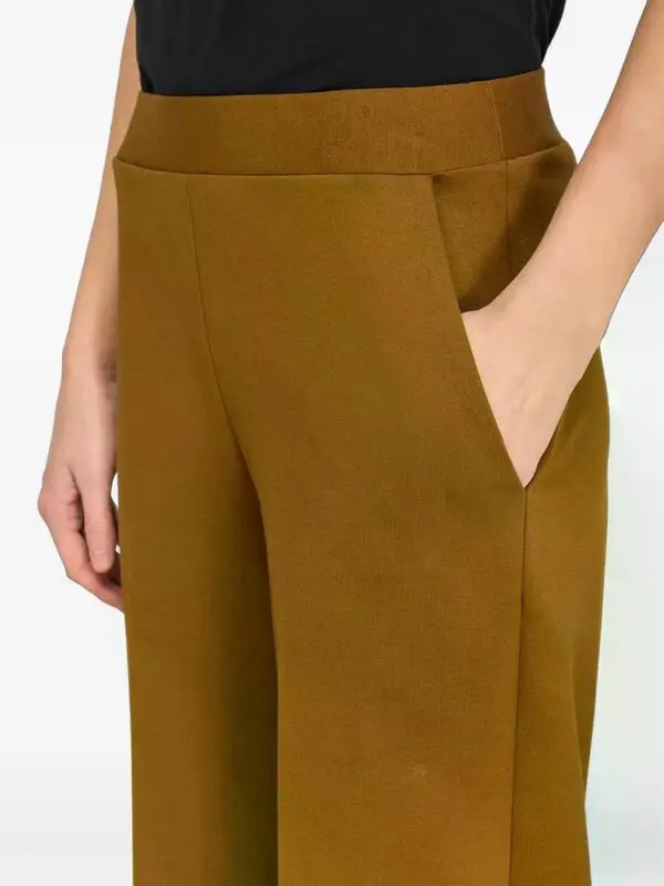 SEMICOUTURE Coline Pressed-crease Turn-up Trousers