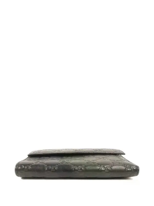 Gucci Logo-print Flap Wallet - Black