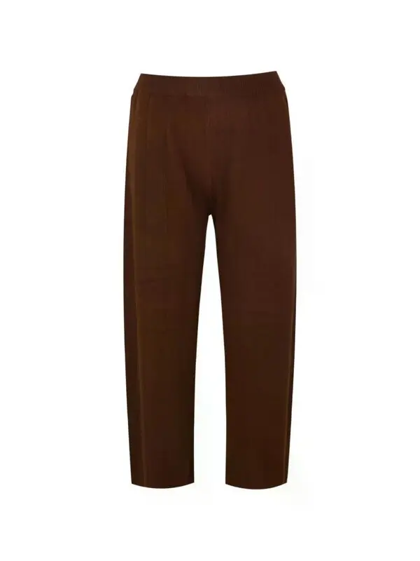 IZAAK AZANEI Straight-leg Trousers - Brown