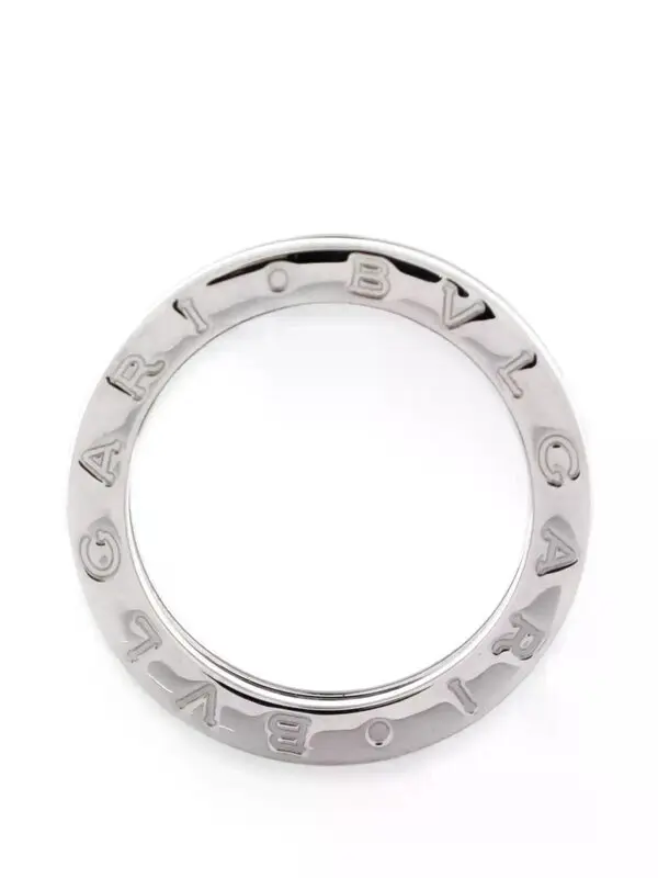 BVLGARI B.zero1 One Band 18k White Gold And Diamonds Ring