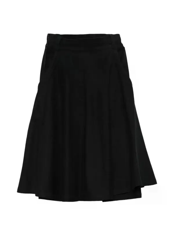 Versace 1980s Flared Midi Skirt