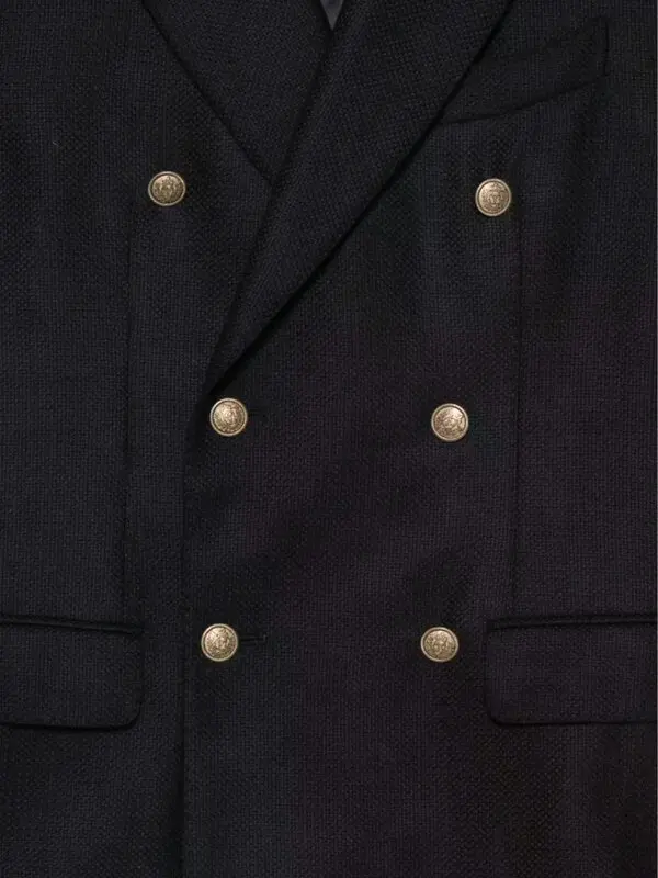 Caruso Double-breasted Peak-lapel Jacket