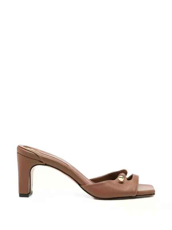 HARDOT Block-heel Sandals - Brown