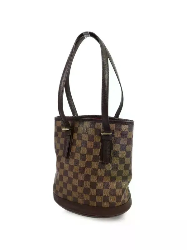 LOUIS VUITTON Marais Damier Ebene Bucket Bag
