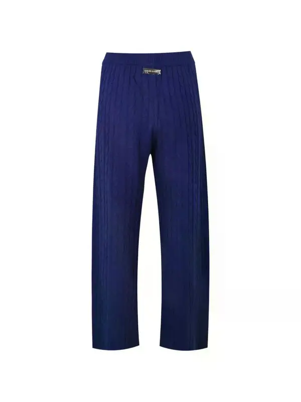 IZAAK AZANEI Cable-knit Trousers