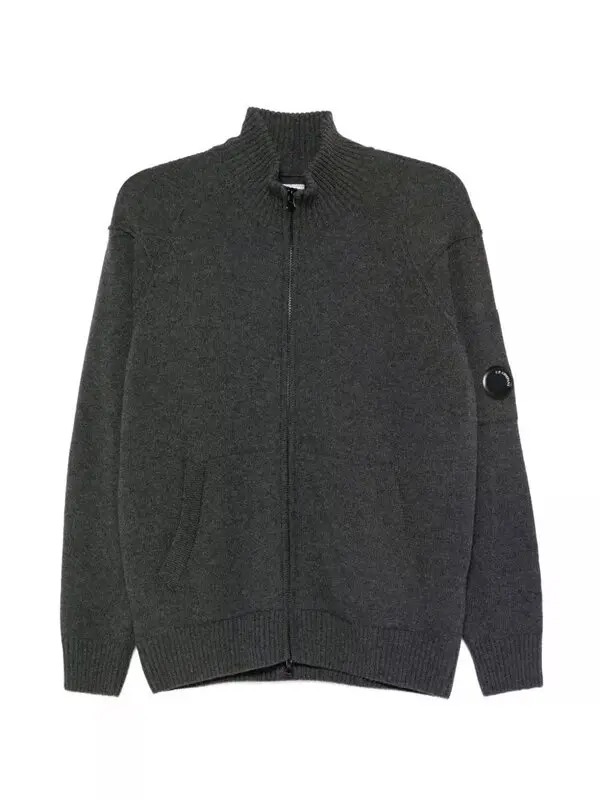C.P. COMPANY Zip-up Lens Sweater