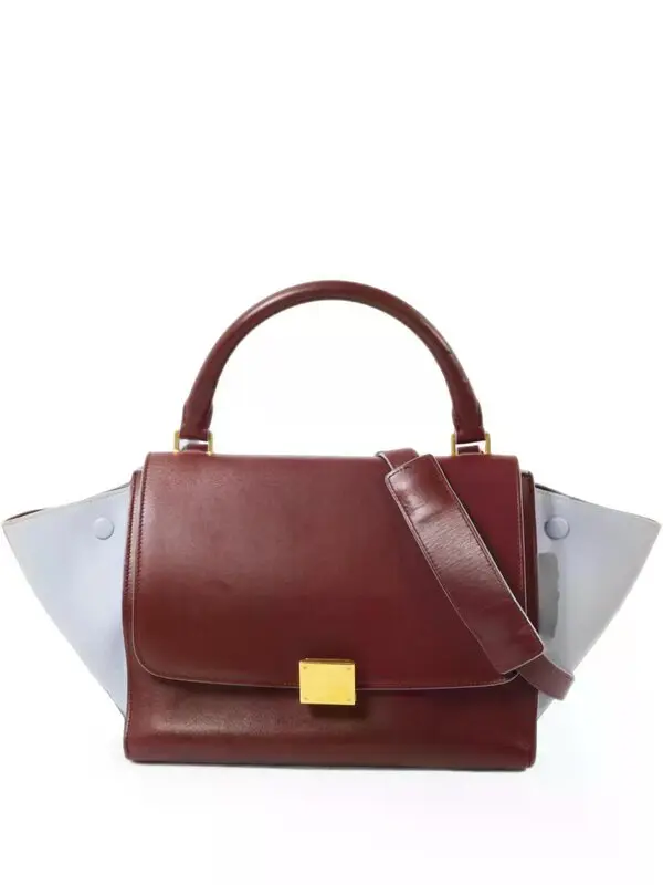 Celine Trapeze Shoulder Bag - Red
