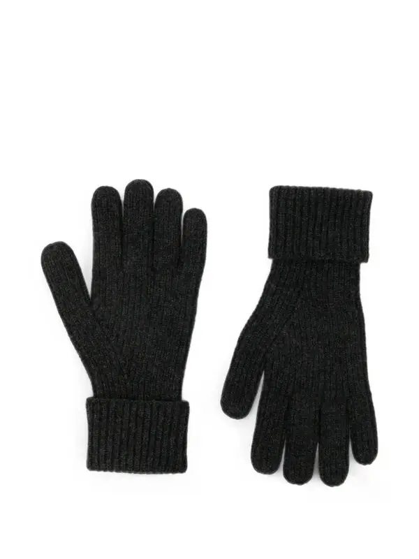 N.peal Ribbed-knit Gloves