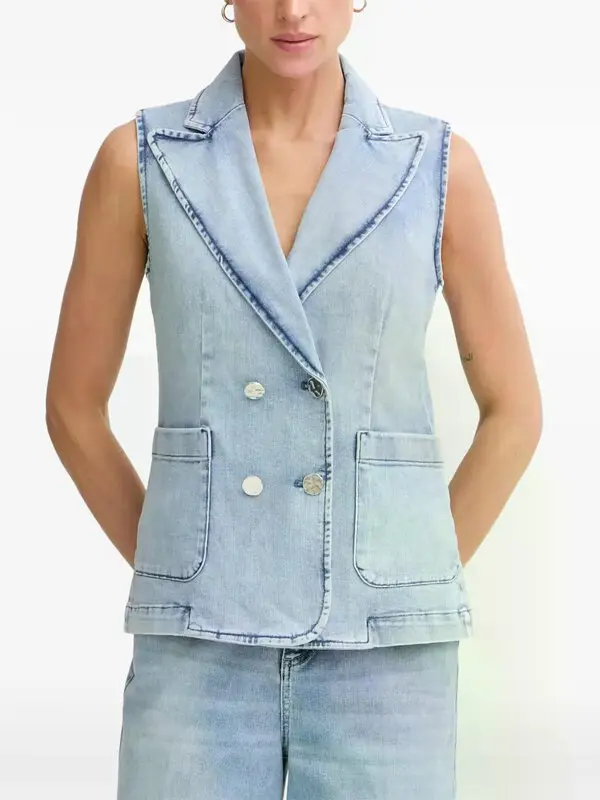 MARC AUREL Double-breasted Denim Jacket