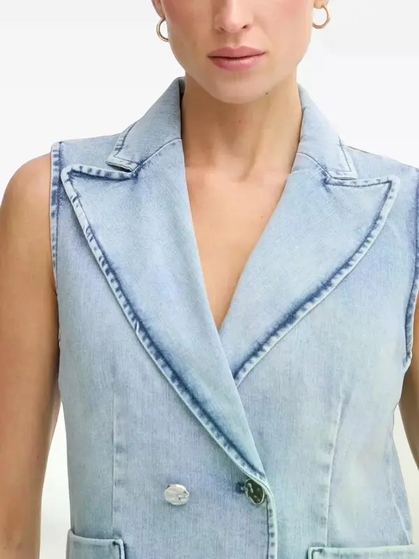 MARC AUREL Double-breasted Denim Jacket