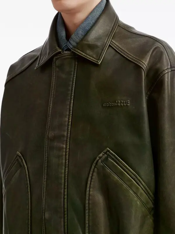 Izzue Logo-embossed Bomber Jacket