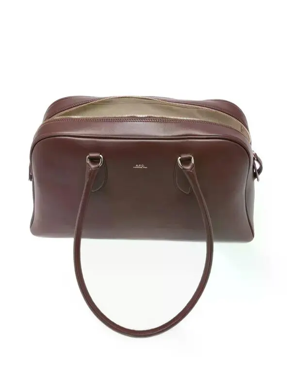 A.p.c. Paloma Leather Tote Bag - Red