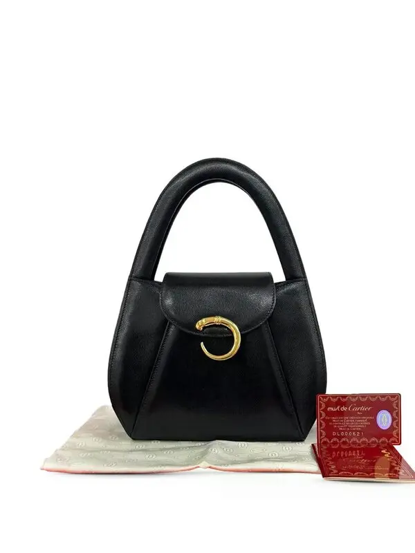 Cartier 20th Century Leather Panthere Handbag