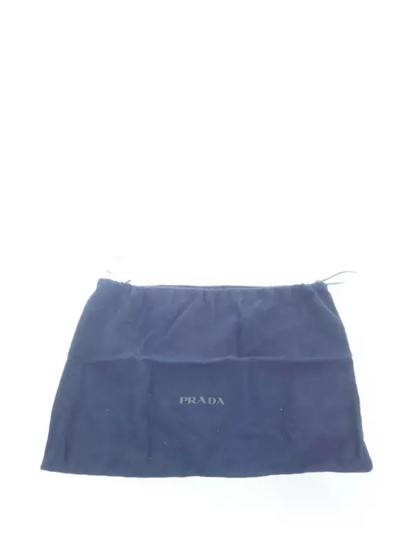 Prada 2000-2026 Vitello Daino Logo Embossed Sling Bag Crossbody Bag