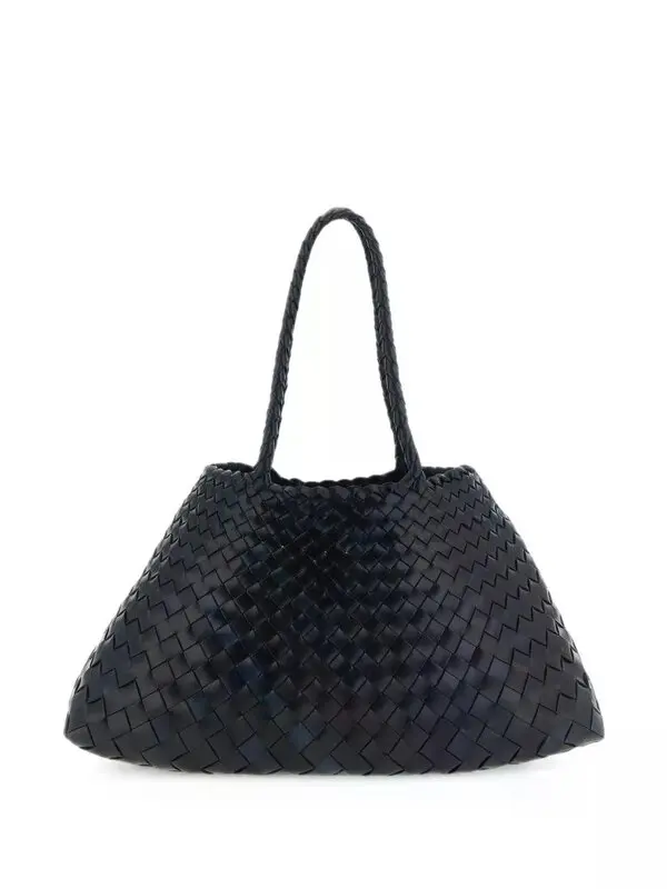 Dragon Diffusion Big Santa Croce Woven Shoulder Bag - Blue