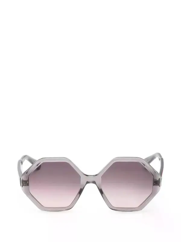 FERRAGAMO Geometric-frame Sunglasses - Purple