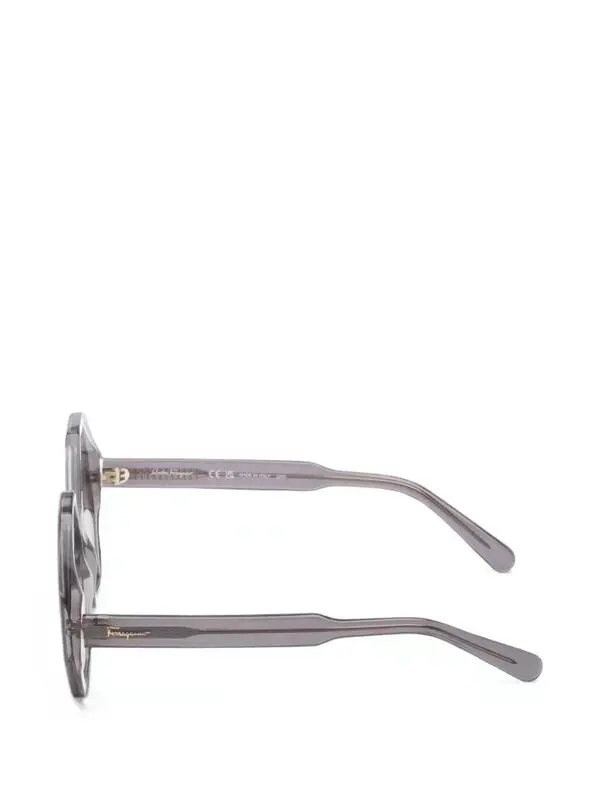 FERRAGAMO Geometric-frame Sunglasses