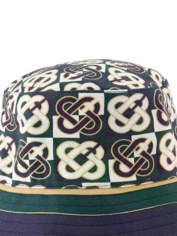 Casablanca Monogram-print Bucket Hat