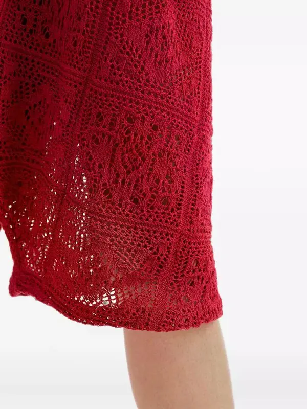 Y’s Mexican Tiles Pattern Knit Cotton Shorts