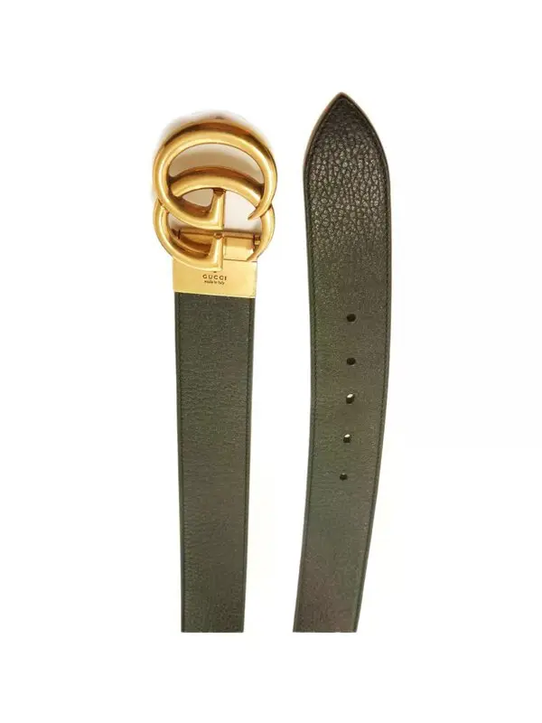 Gucci Gg Marmont Reversible Belt - Black