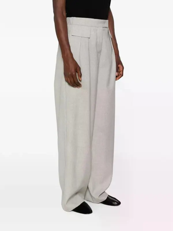 Liviana Conti Pleated Wide-leg Trousers