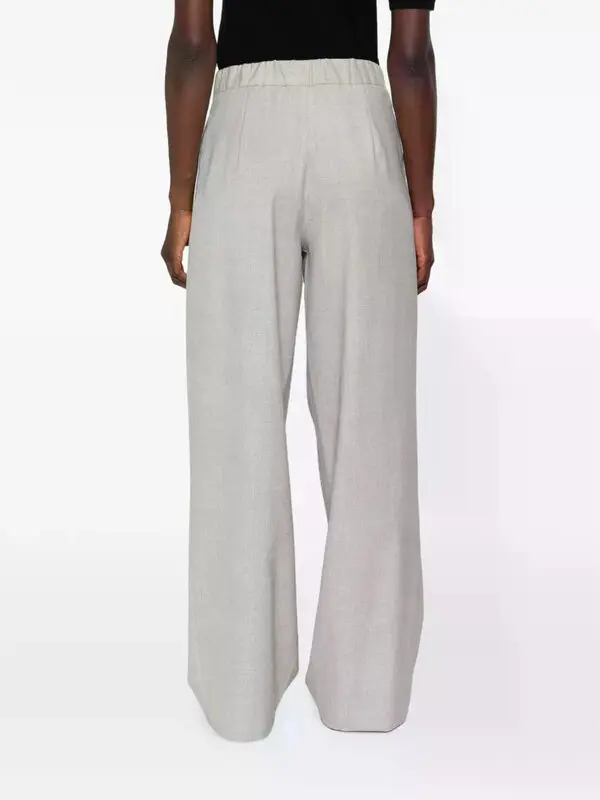 Liviana Conti Pleated Wide-leg Trousers