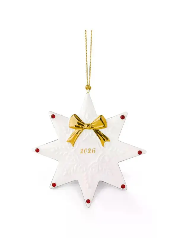 VILLEROY & BOCH Christmas Classics Star Ornament - White