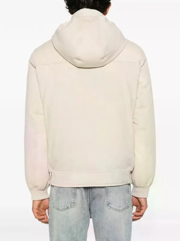 Brunello Cucinelli Hooded Zip-up Jacket - Neutrals