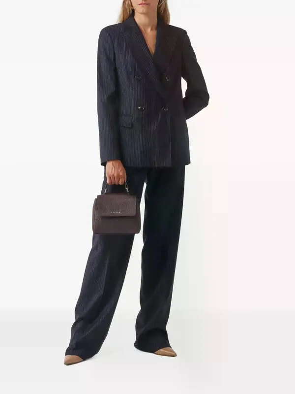 Orciani Mini Grained Leather Tote Bag