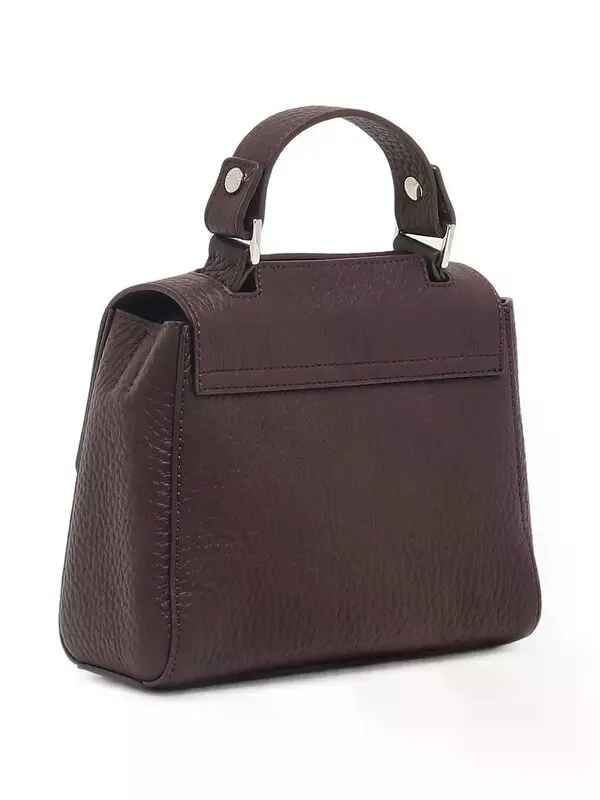 Orciani Mini Grained Leather Tote Bag