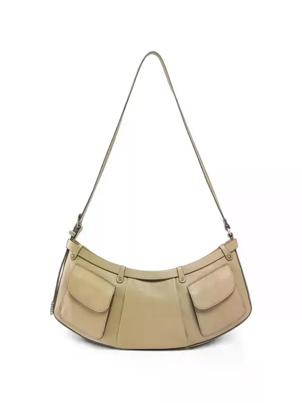 Pinko Buckle-detail Leather Shoulder Bag