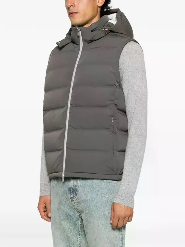 Brunello Cucinelli Quilted Hooded Gilet