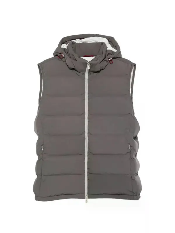 Brunello Cucinelli Quilted Hooded Gilet