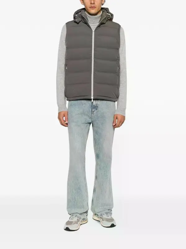 Brunello Cucinelli Quilted Hooded Gilet