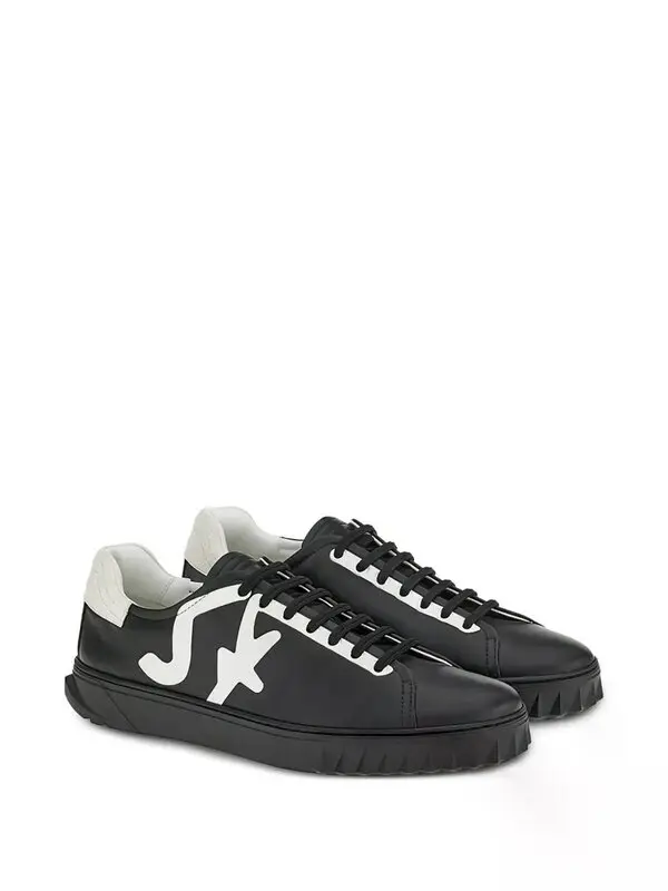 FERRAGAMO Low-top Sneakers - Black